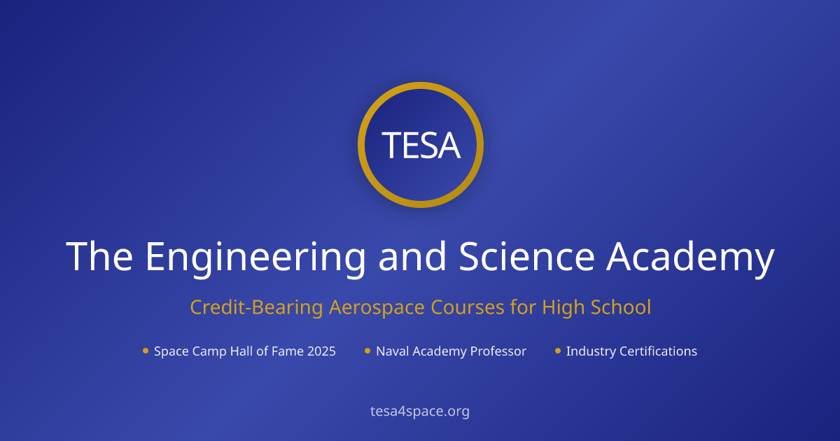 TESA | Credit-Bearing Aerospace Courses for High School Students